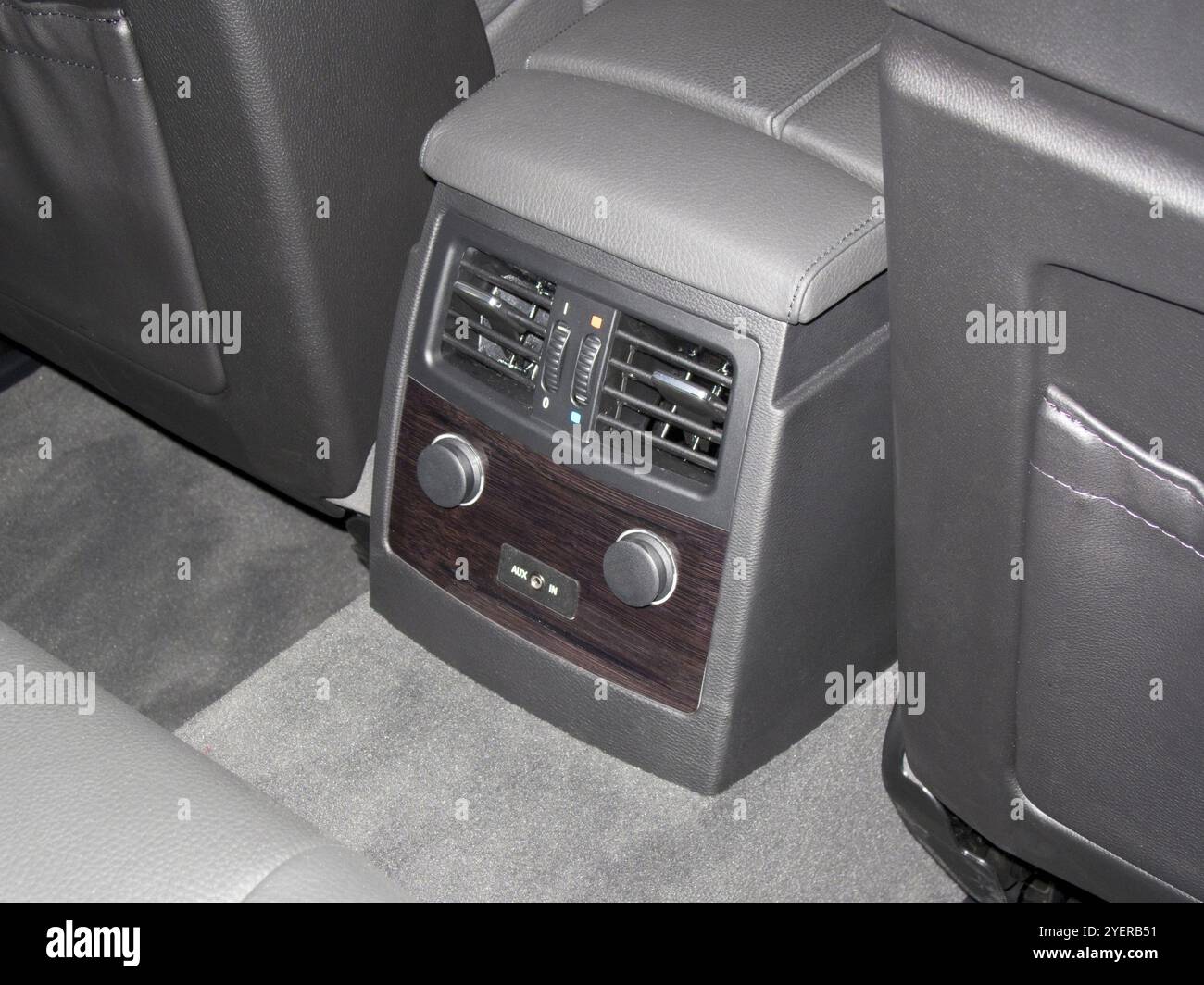 Air conditioner in rear seat of passenger car Stock Photo - Alamy