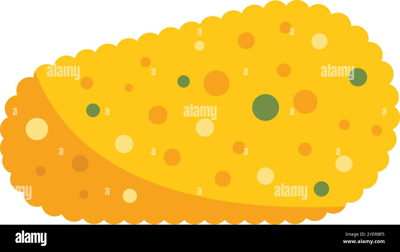 Breaded chicken nugget background Stock Vector Images - Alamy