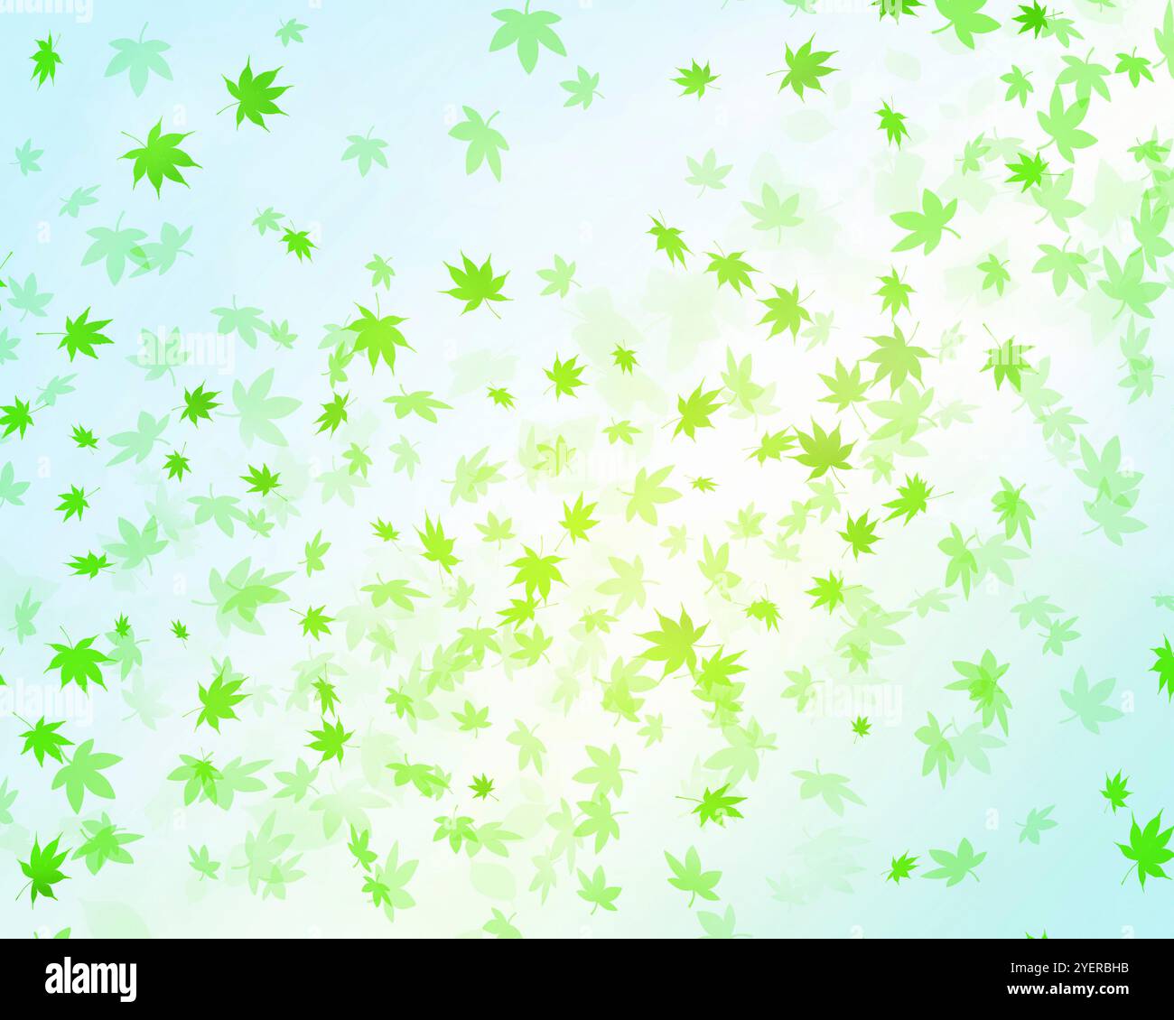 Tree leaves dancing Stock Photo - Alamy