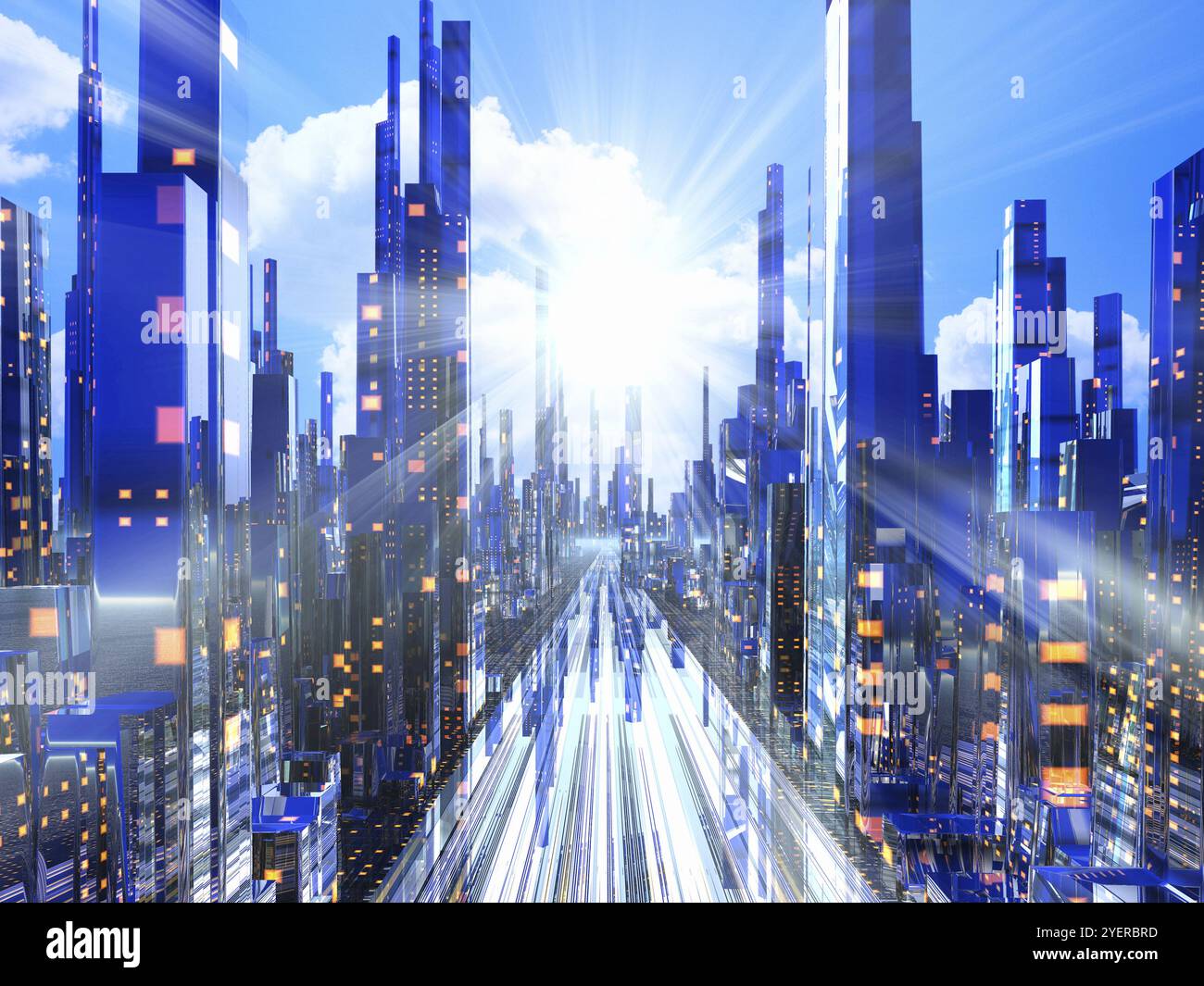 Futuristic global technology hi-res stock photography and images - Alamy