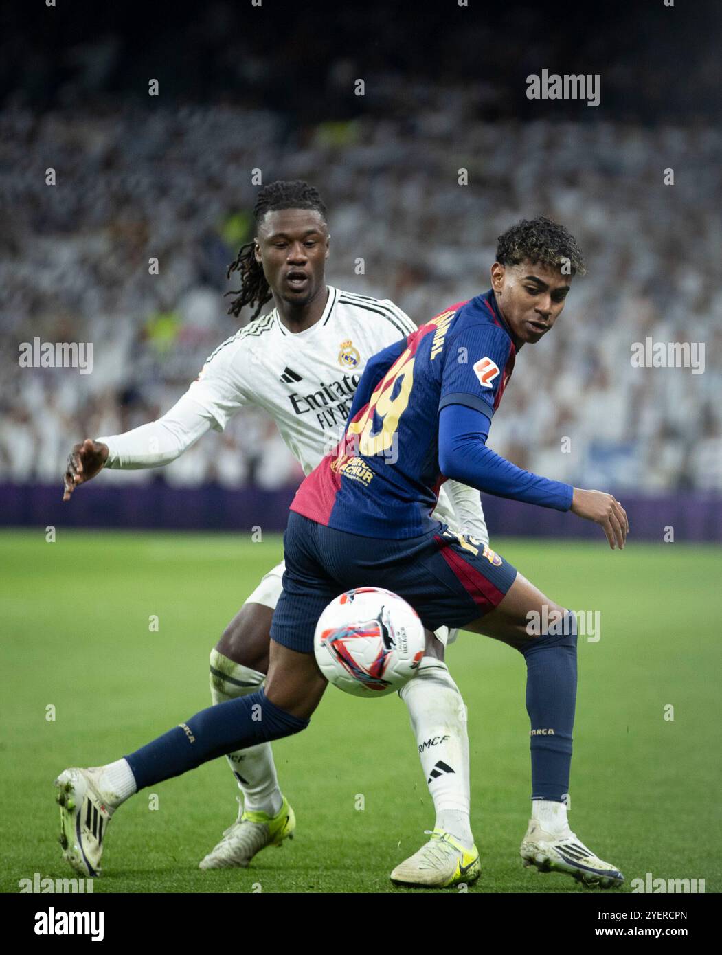 Madrid, 10/26/2024. Matchday 11 of the League played at the Santiago ...