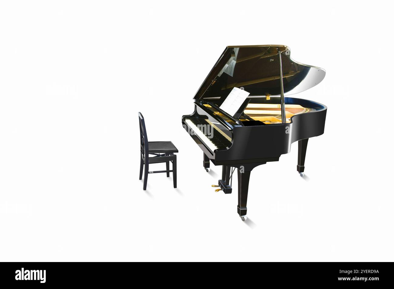 Back piano hi-res stock photography and images - Alamy