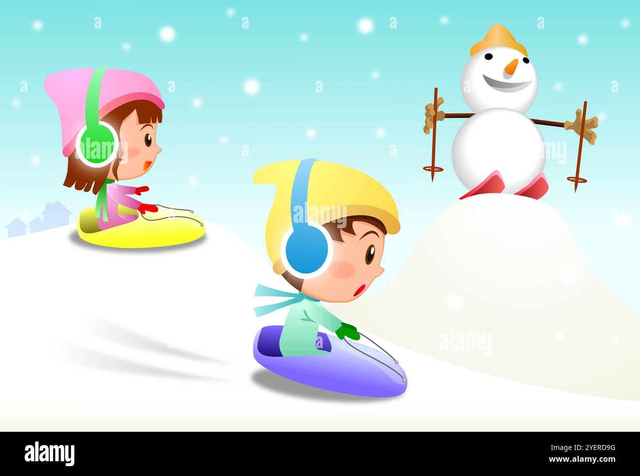 Sled material hi-res stock photography and images - Alamy