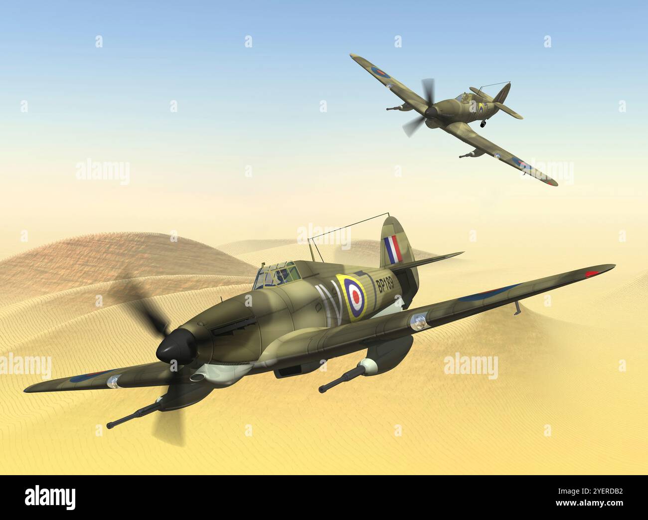Hawker Hurricane Mk2 Stock Photo - Alamy