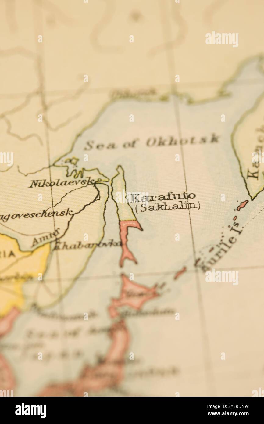 Old map of russia hi-res stock photography and images - Alamy