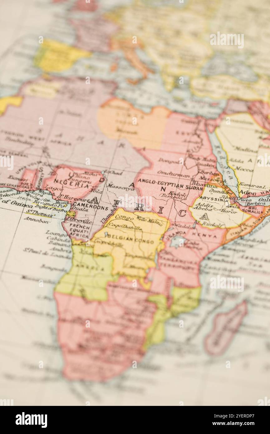 Old continent map hi-res stock photography and images - Alamy