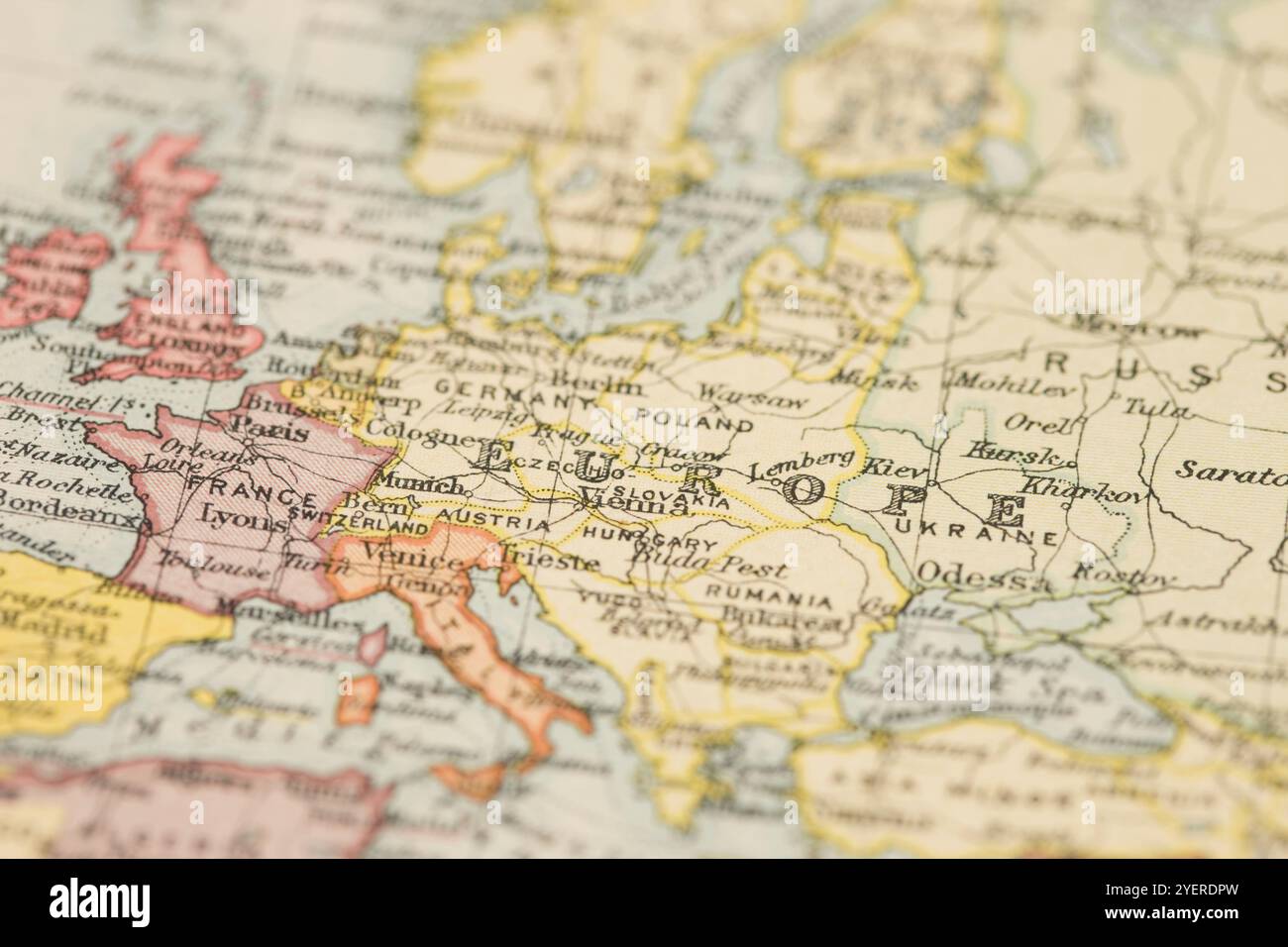 Old world map Stock Photo - Alamy