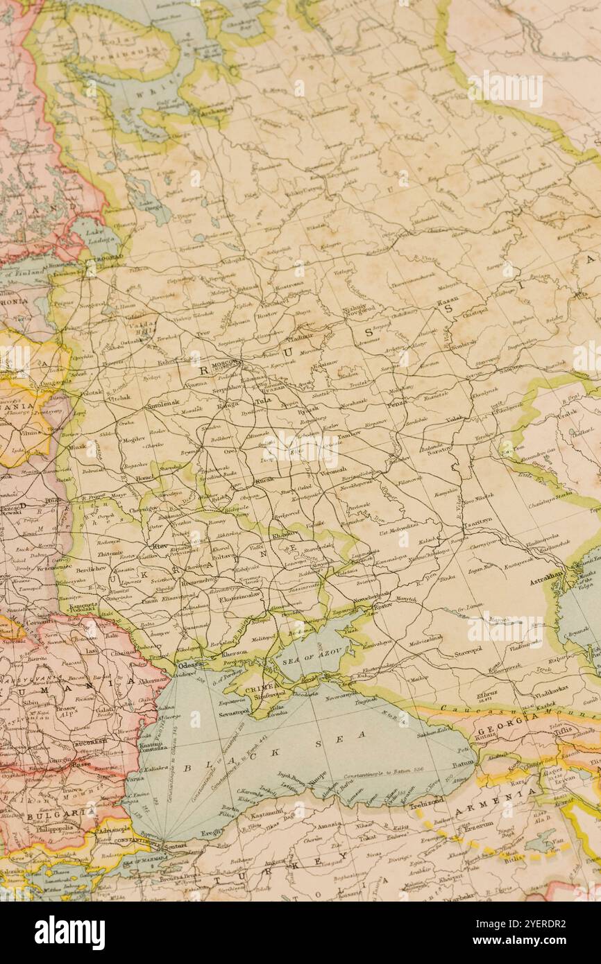 Old world map Stock Photo - Alamy