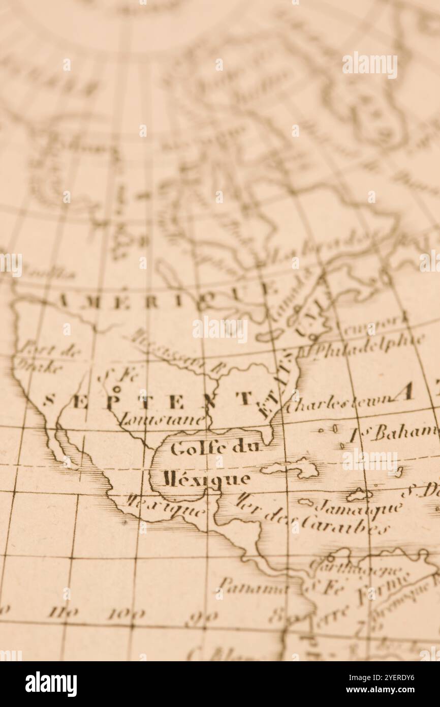 Map of méxico ancient hi-res stock photography and images - Alamy