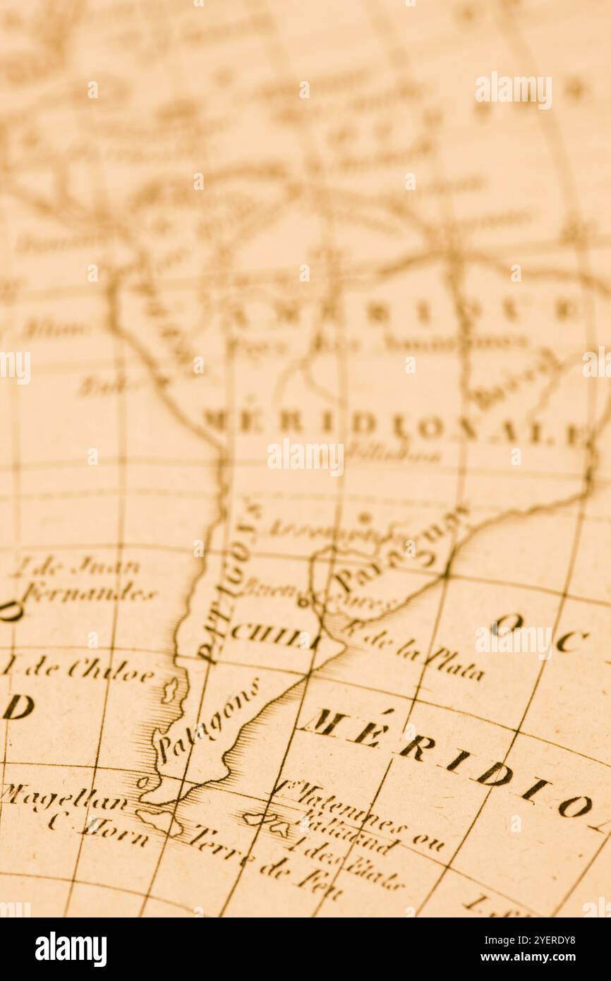 Old map of argentina hi-res stock photography and images - Alamy