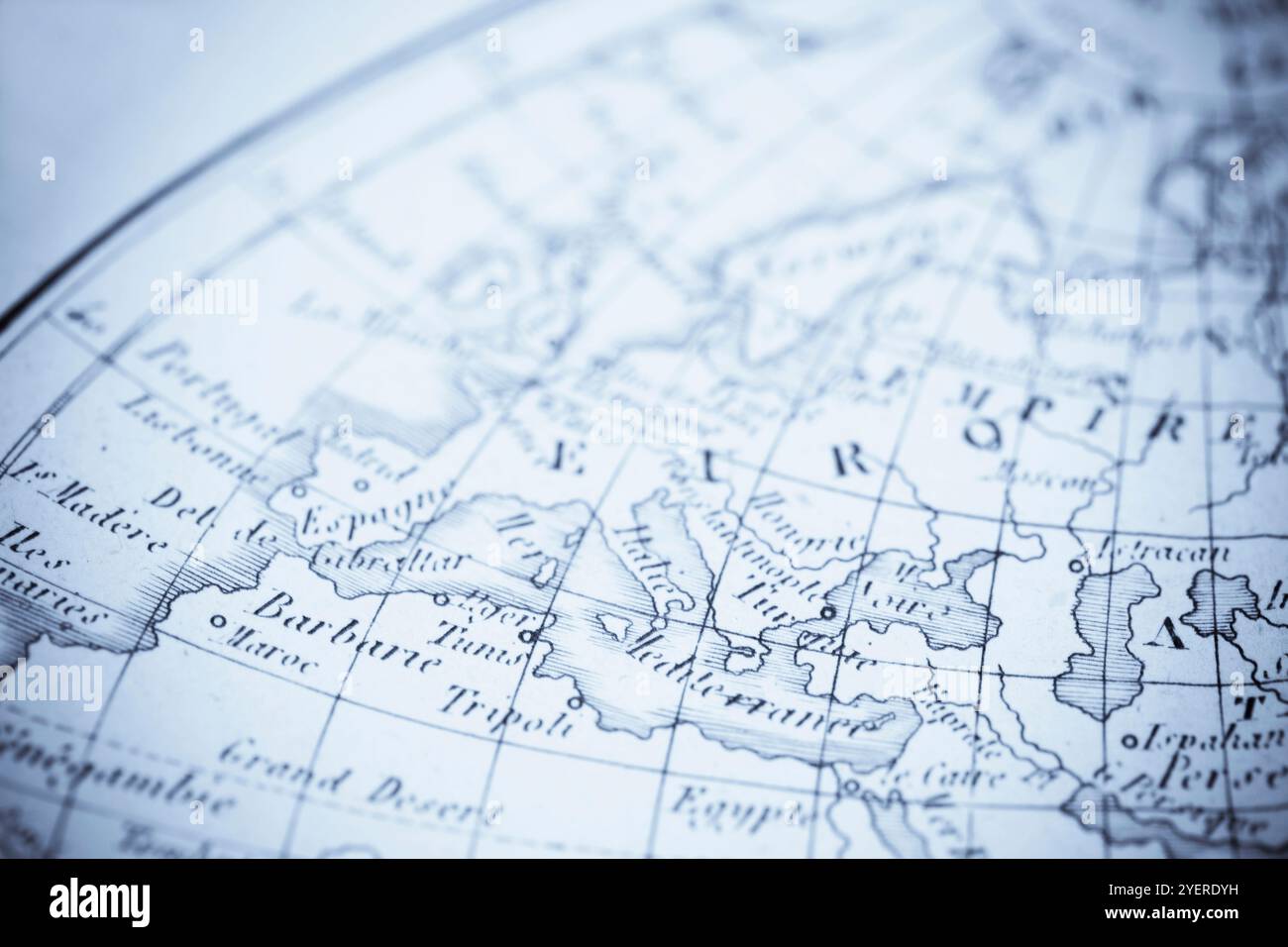 Ancient maps mediterranean hi-res stock photography and images - Alamy