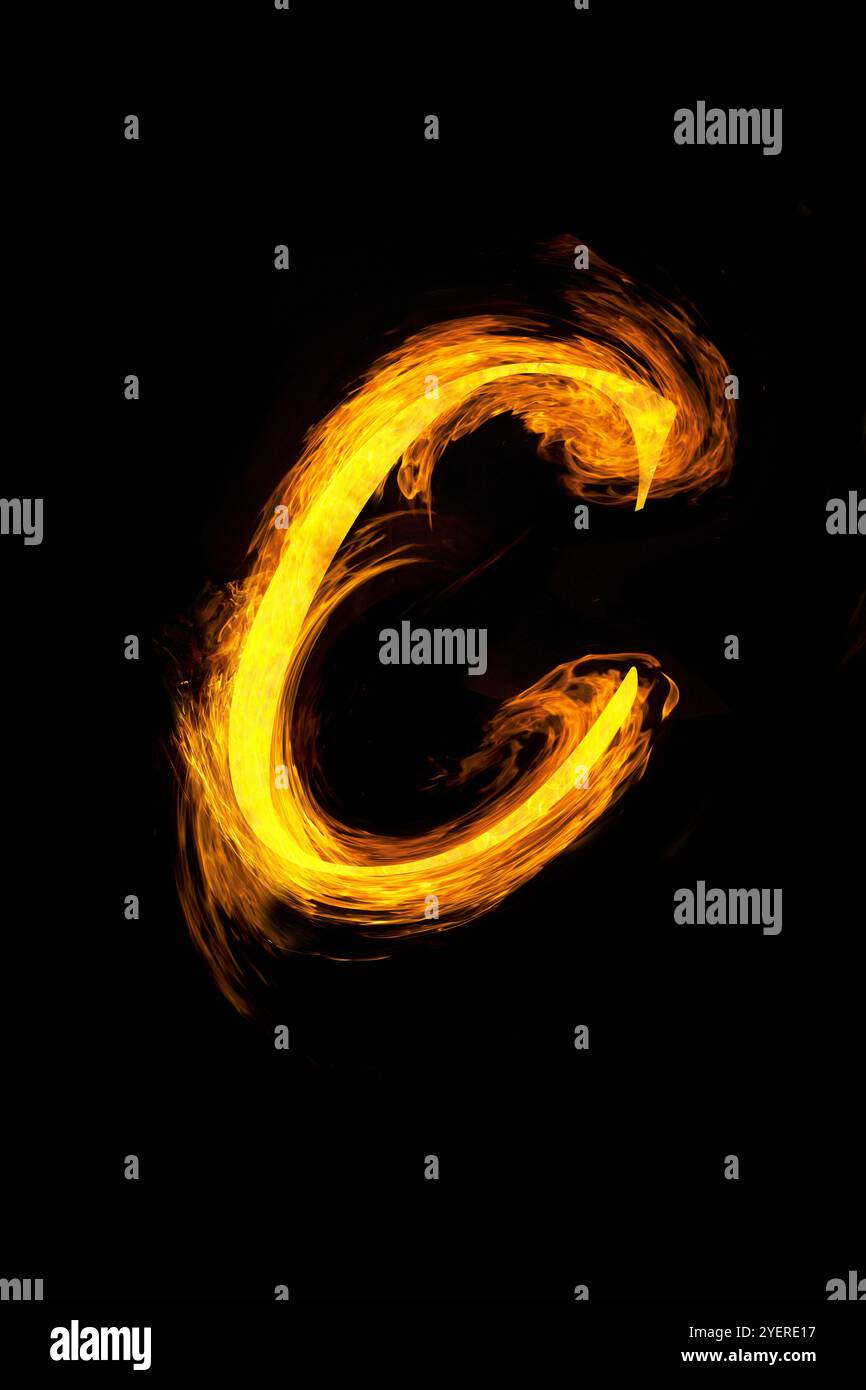 Flame letters hi-res stock photography and images - Alamy