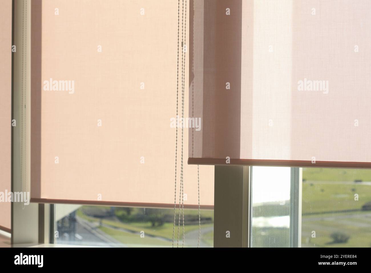 Roll up curtain hi-res stock photography and images - Alamy