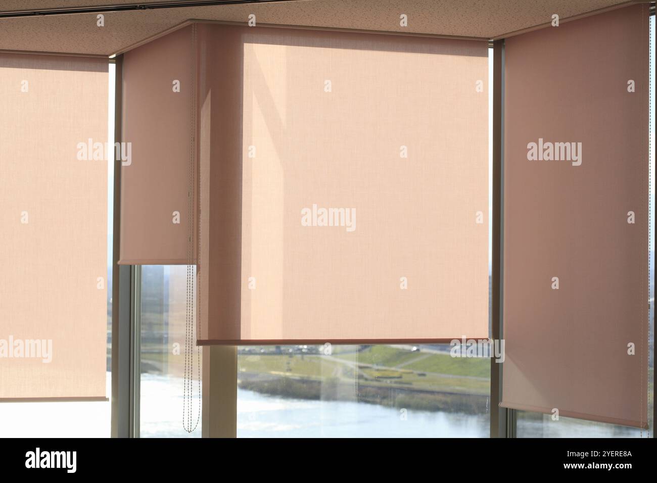 Roll curtain hi-res stock photography and images - Alamy