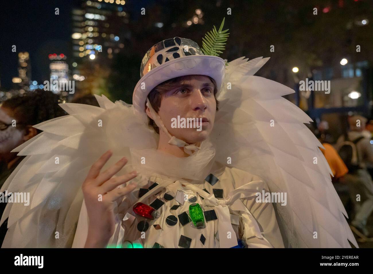 New York, United States. 31st Oct, 2024. A dancer from Edward Morgan ...