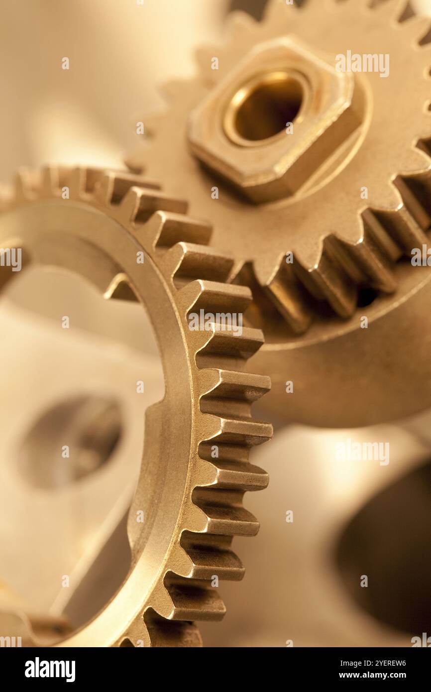 Gear and PC keyboard Stock Photo - Alamy