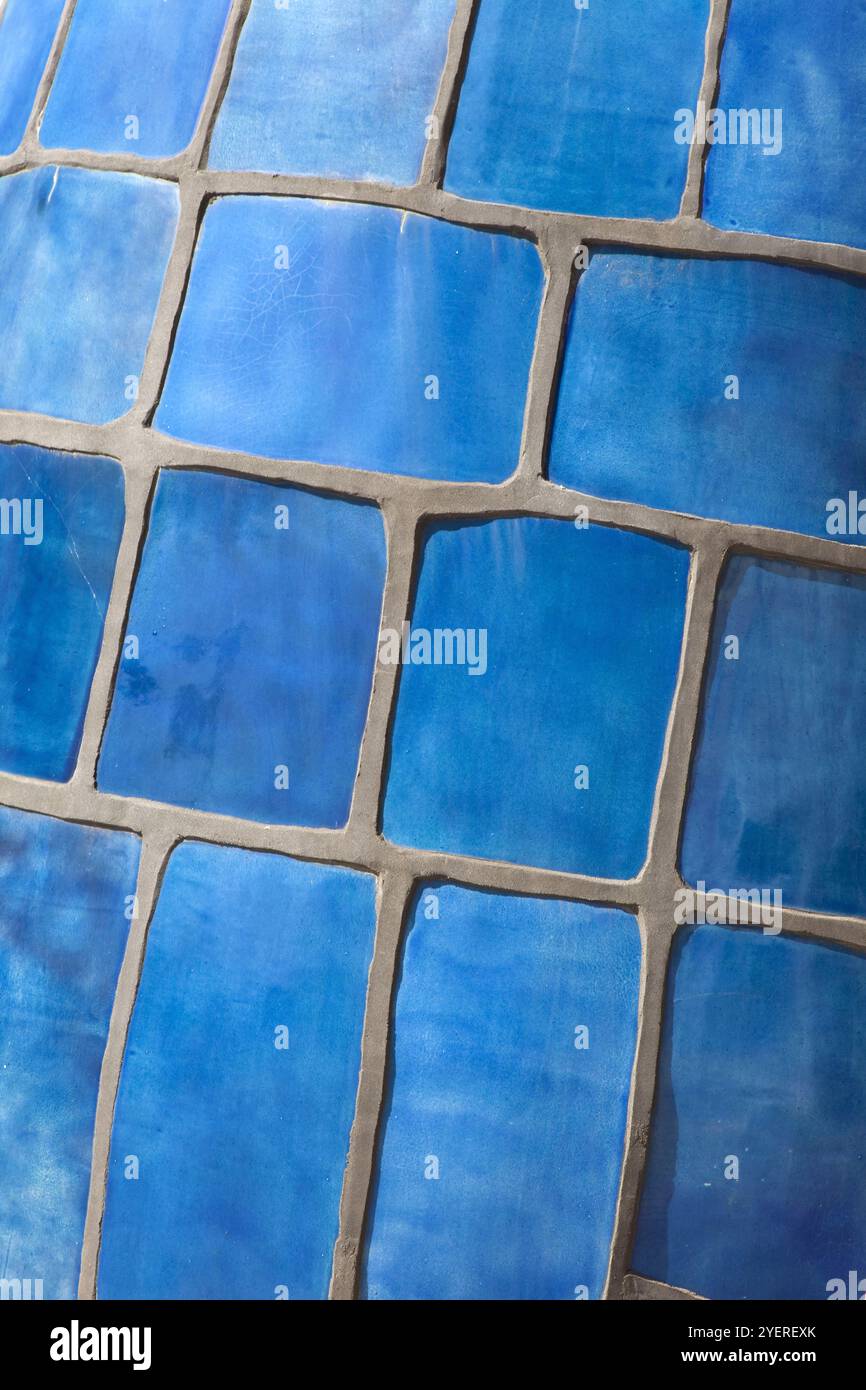 Blue tile building hi-res stock photography and images - Alamy