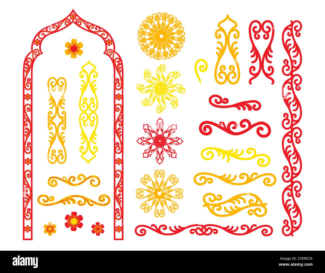 Wedding arch with decorative elements hi-res stock photography and ...