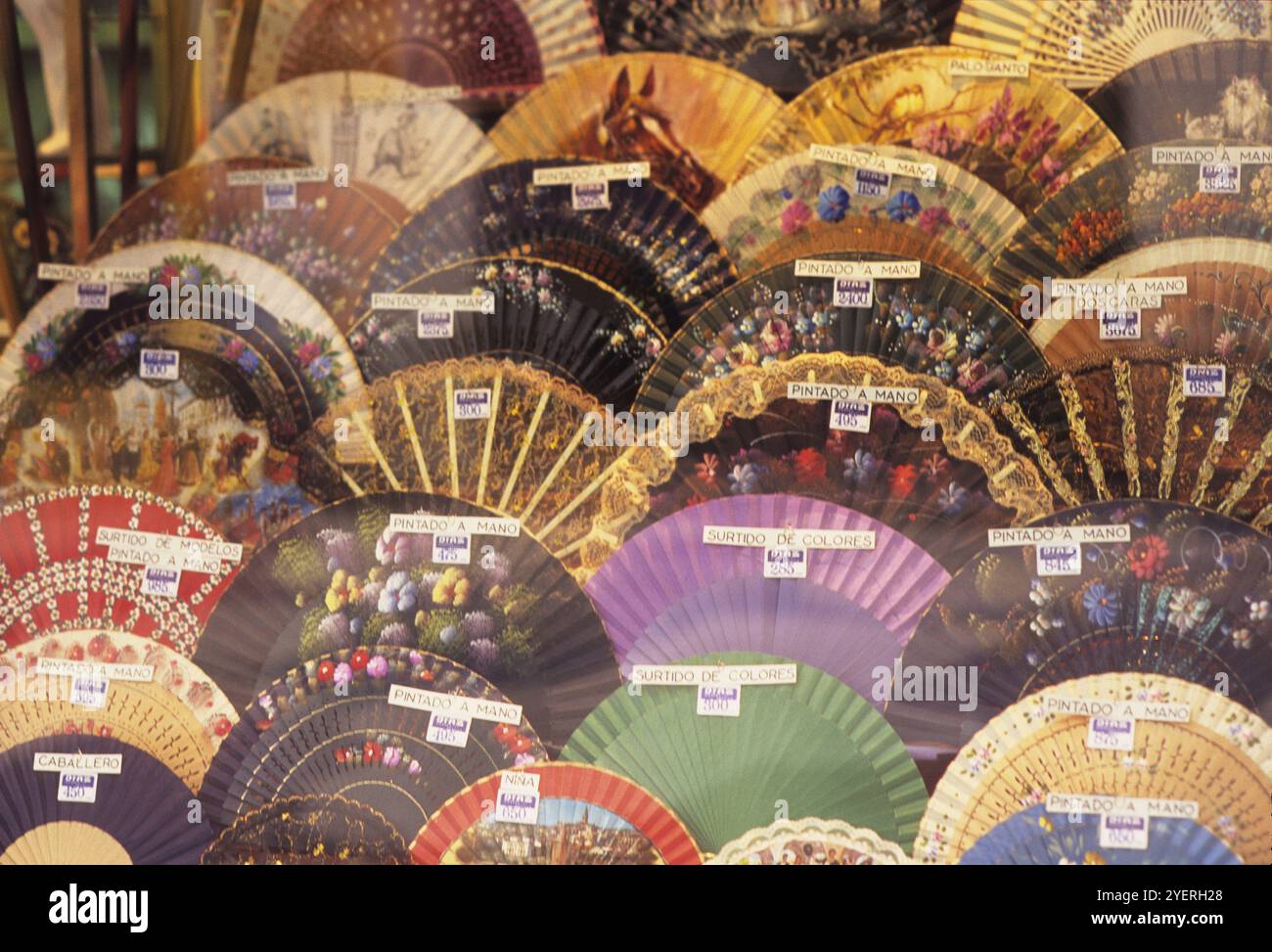 Fan at storefront Stock Photo - Alamy