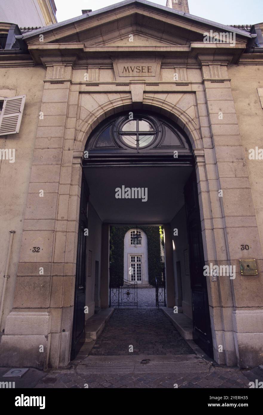 Museum gate in the Old Town Stock Photo - Alamy