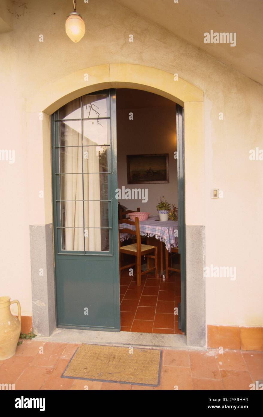 Door and table Stock Photo - Alamy