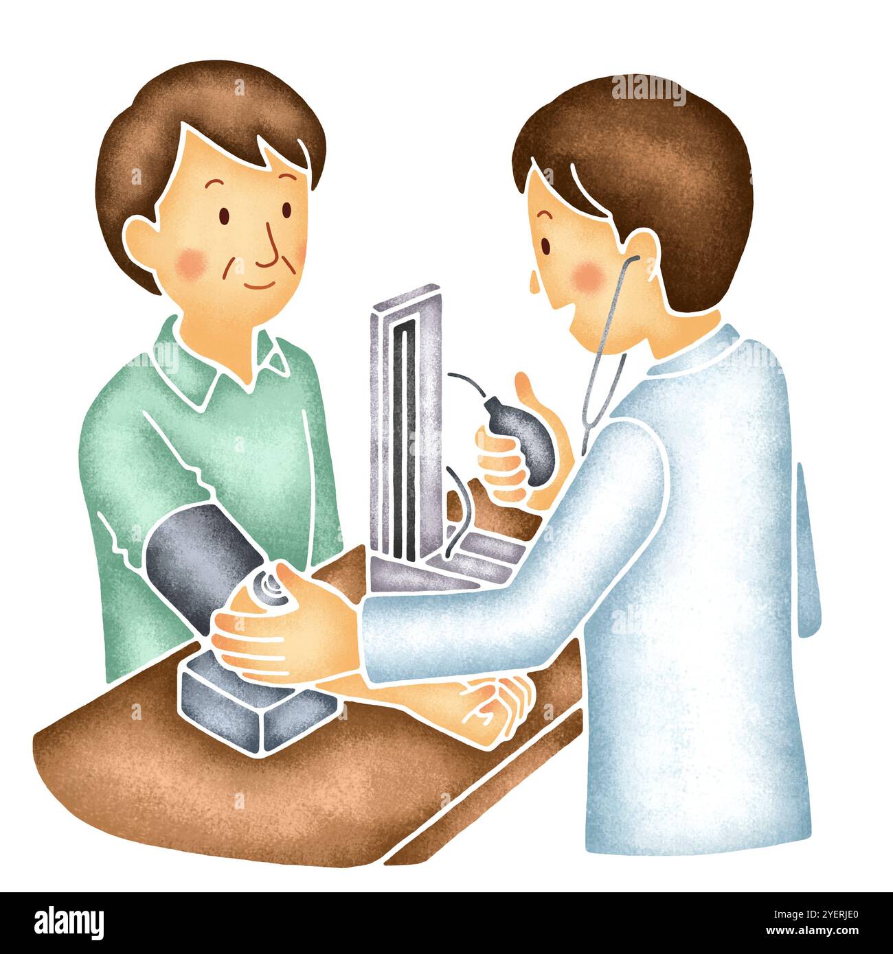 Doctor man patient blood Cut Out Stock Images & Pictures - Alamy