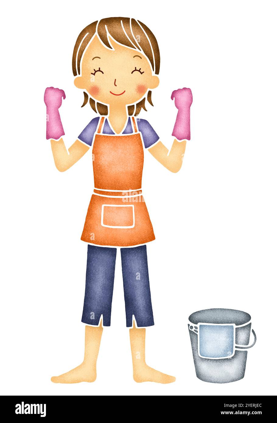 Hard cleaning Cut Out Stock Images & Pictures - Alamy
