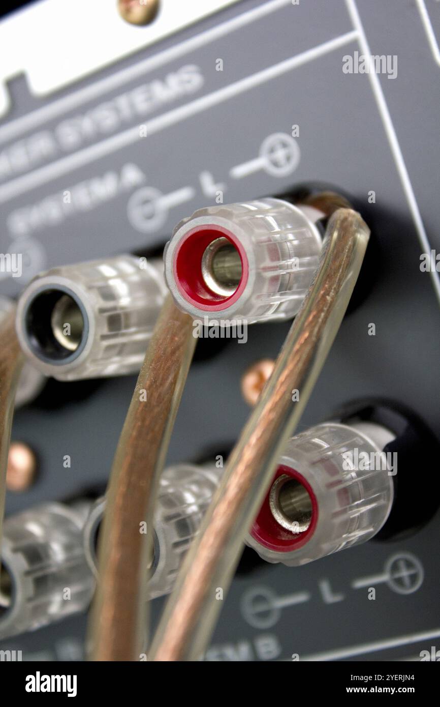 Amplifier wiring hi-res stock photography and images - Alamy