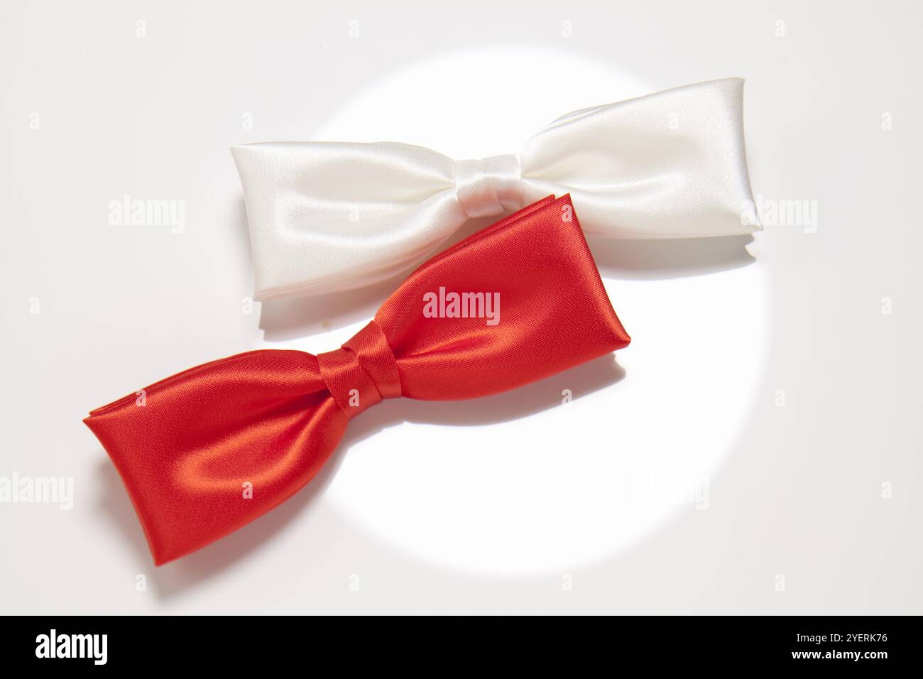 Bow tie in two colours Stock Photo - Alamy