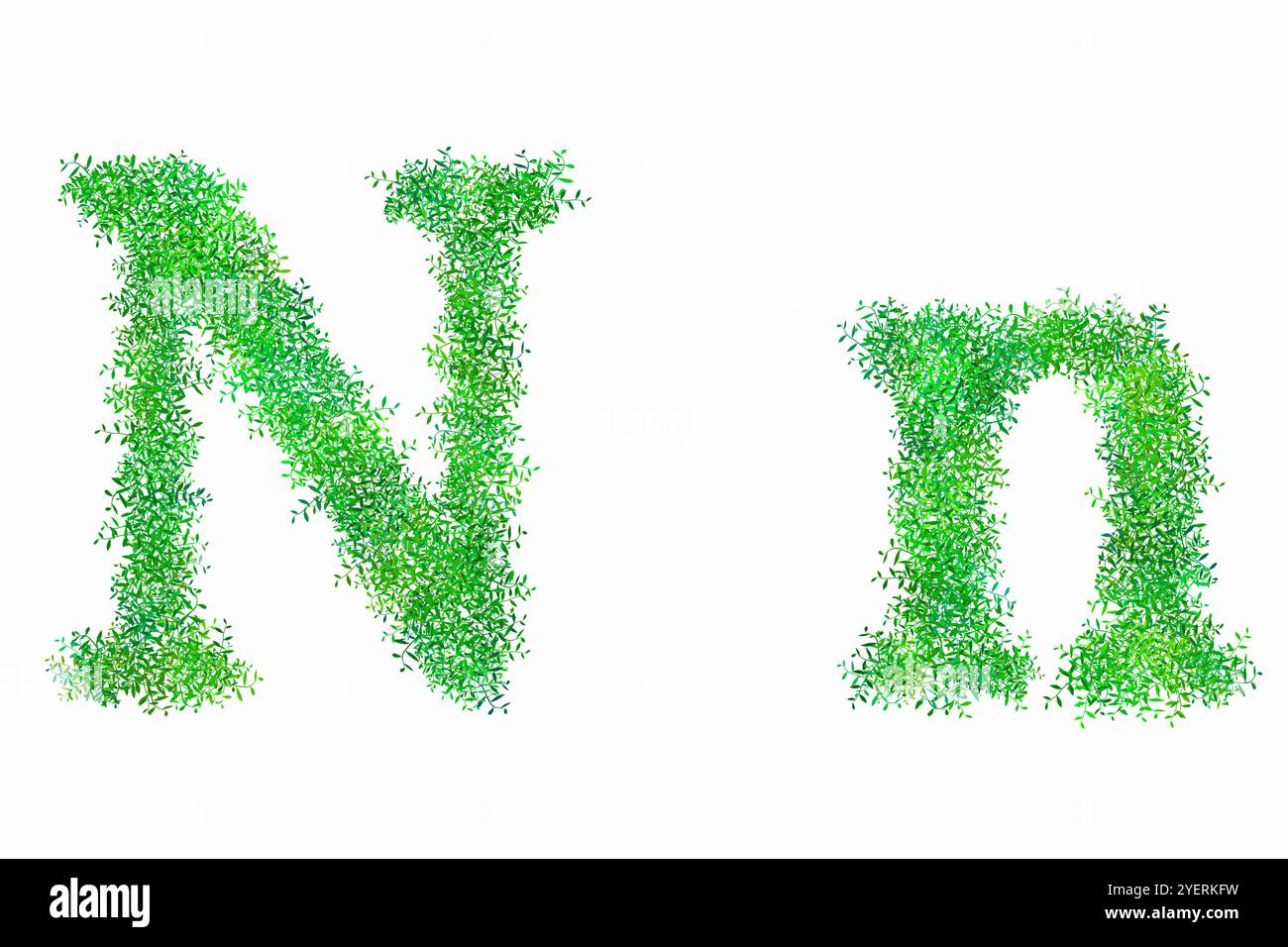 Lower case letter n Cut Out Stock Images & Pictures - Alamy