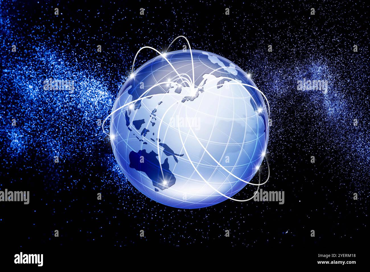 Global network sphere icon hi-res stock photography and images - Alamy