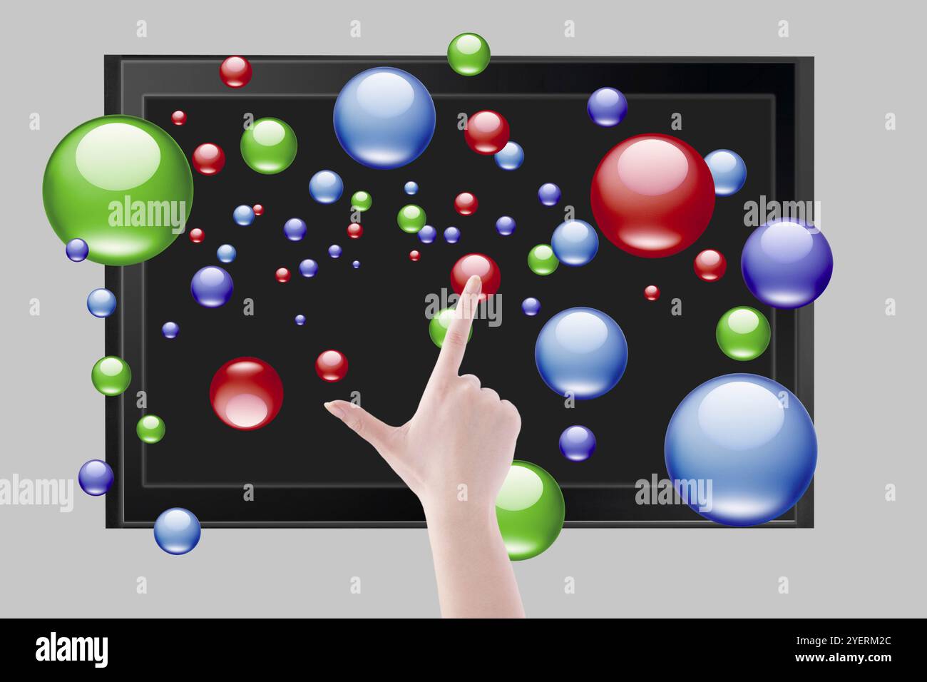 Fingertip touch hi-res stock photography and images - Alamy