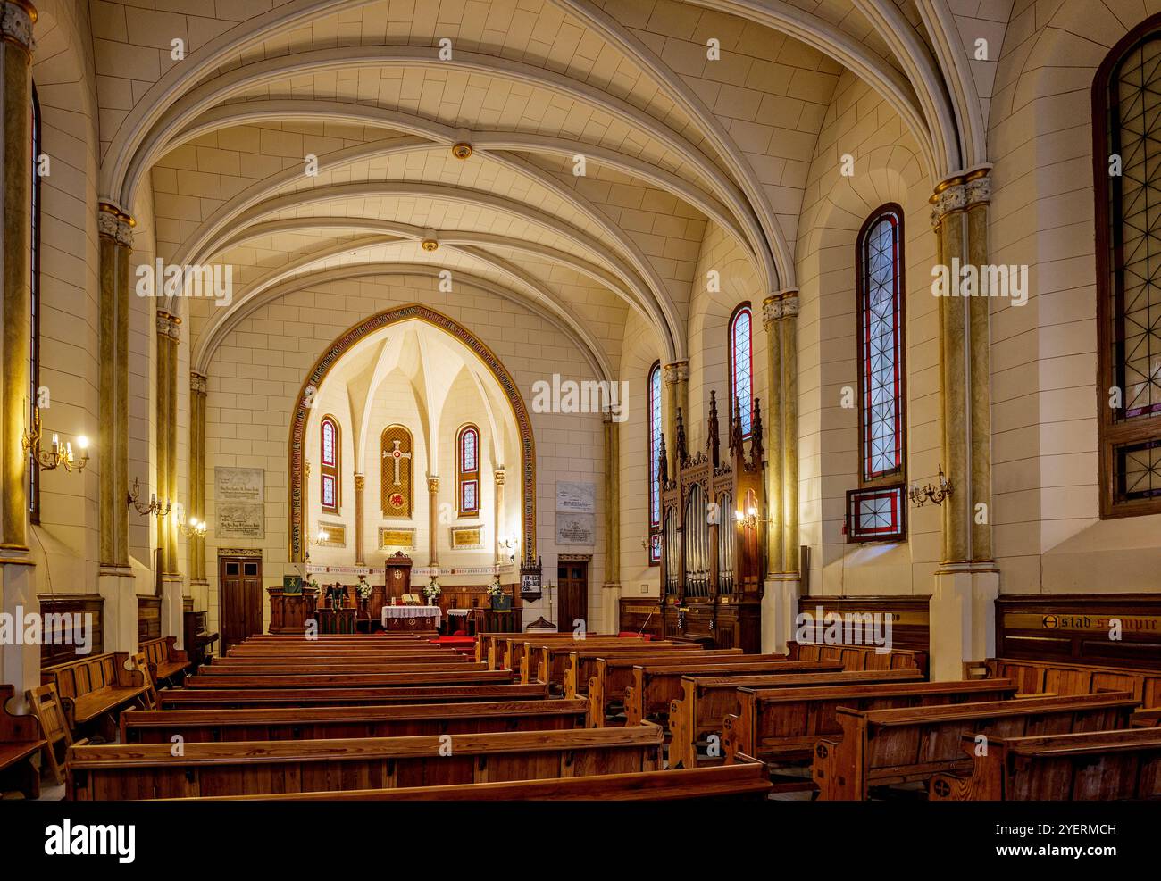 Main nave of the Cathedral of the Redeemer, Catedral del Redentor, an ...
