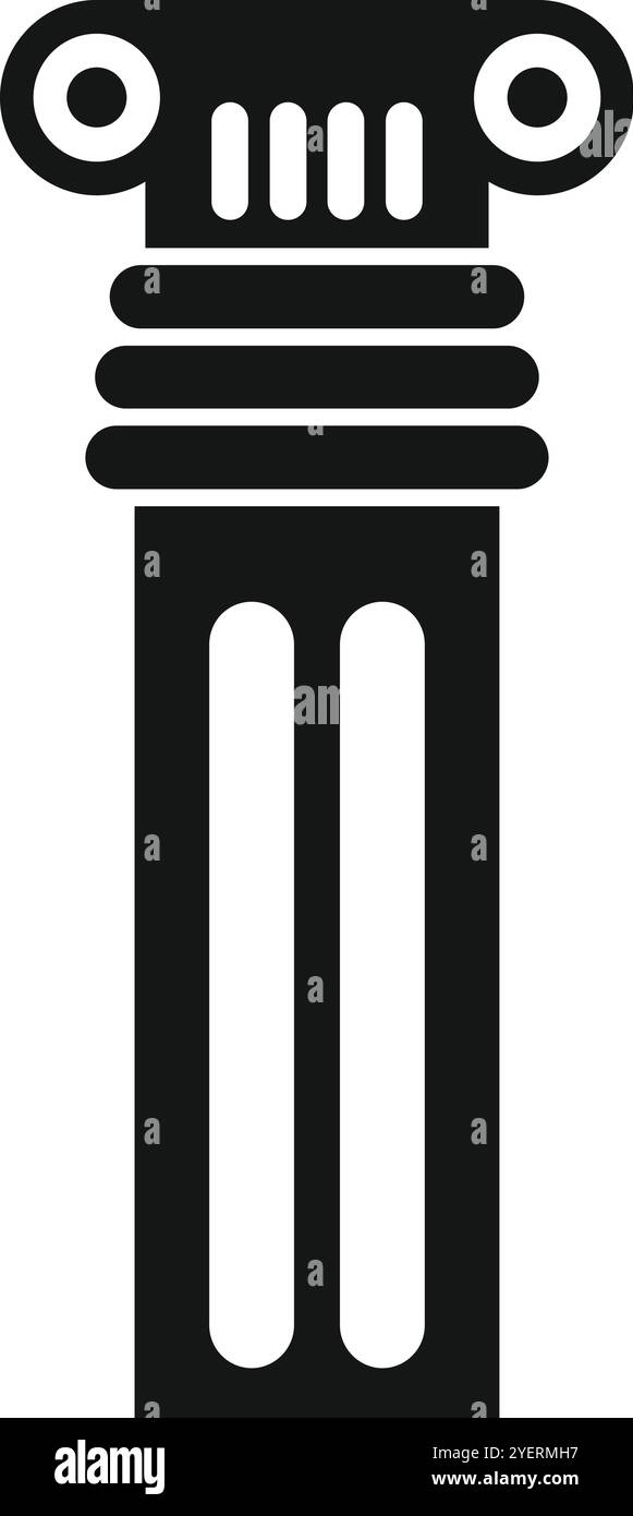 Simple yet elegant, architectural column showcasing classical design ...