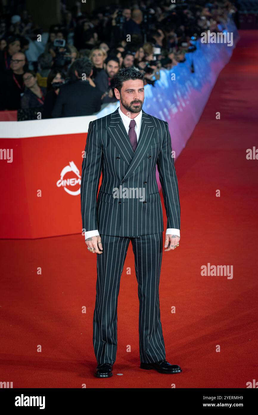 Rome, Italy - October 26: Italian actor Michele Morrone attends the red ...
