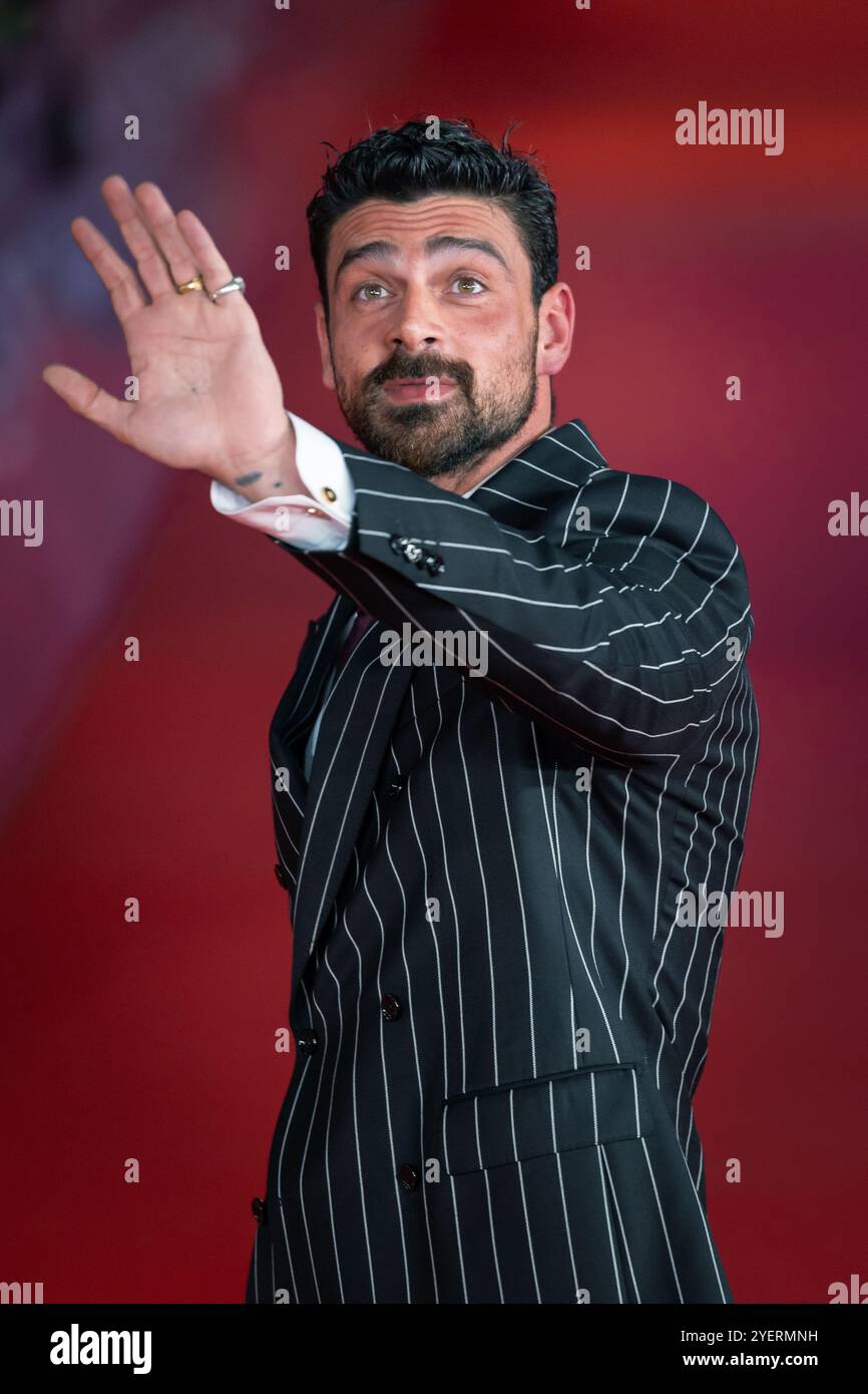 Rome, Italy - October 26: Italian actor Michele Morrone attends the red ...