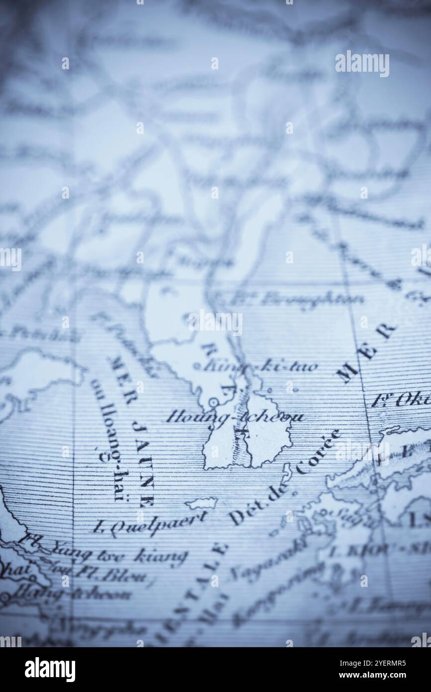 Ancient map korea hi-res stock photography and images - Alamy