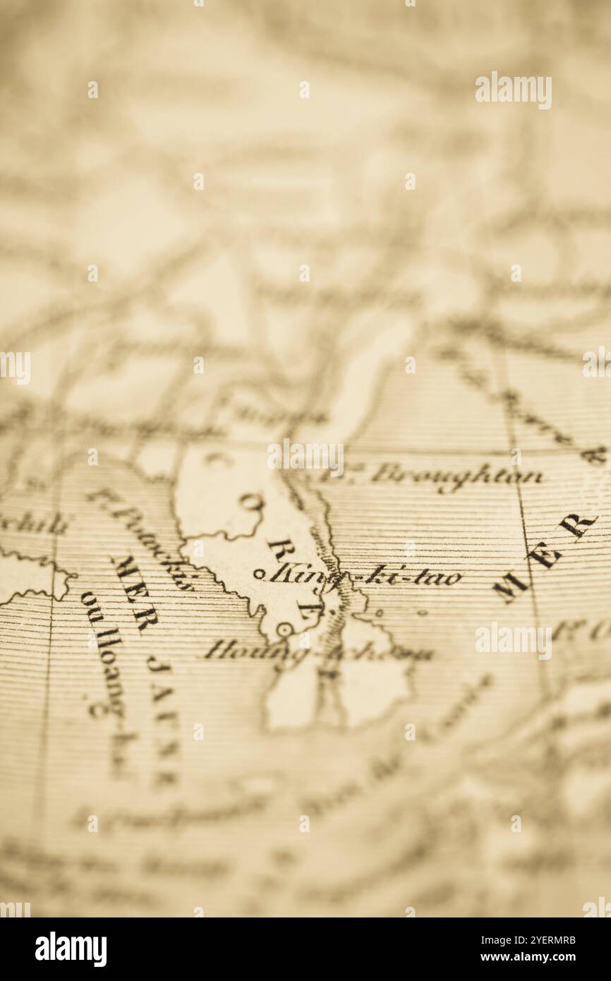 Ancient map korea hi-res stock photography and images - Alamy