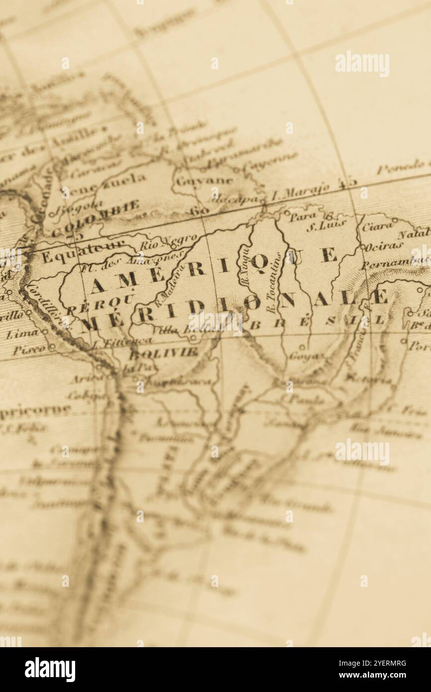 Ancient maps of peru hi-res stock photography and images - Alamy