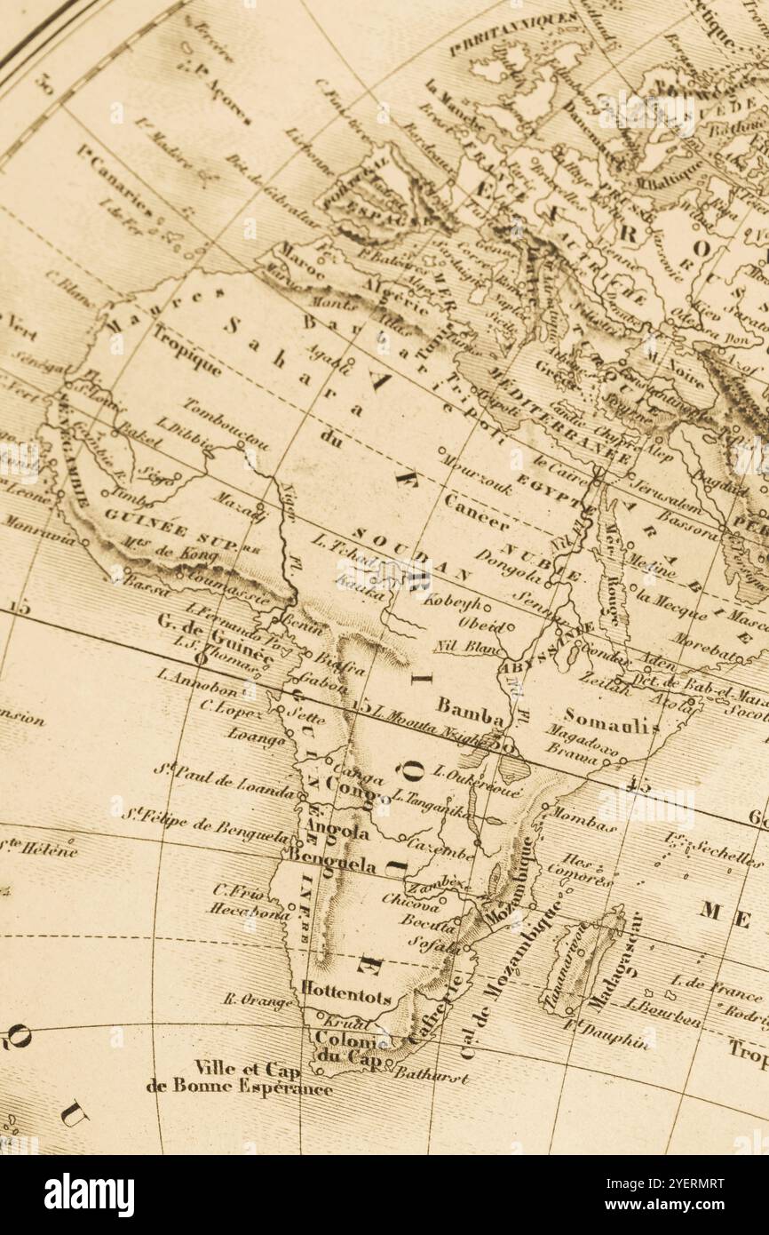 Ancient african maps hi-res stock photography and images - Alamy
