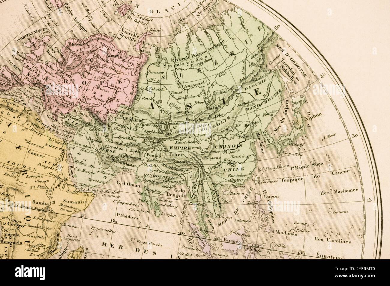 Ancient map europe asia hi-res stock photography and images - Alamy