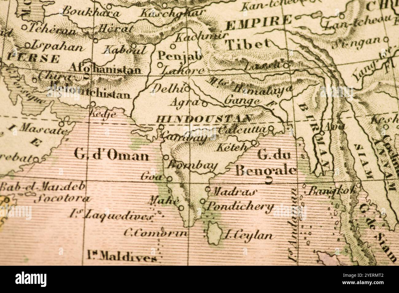 Indian ancient map hi-res stock photography and images - Alamy