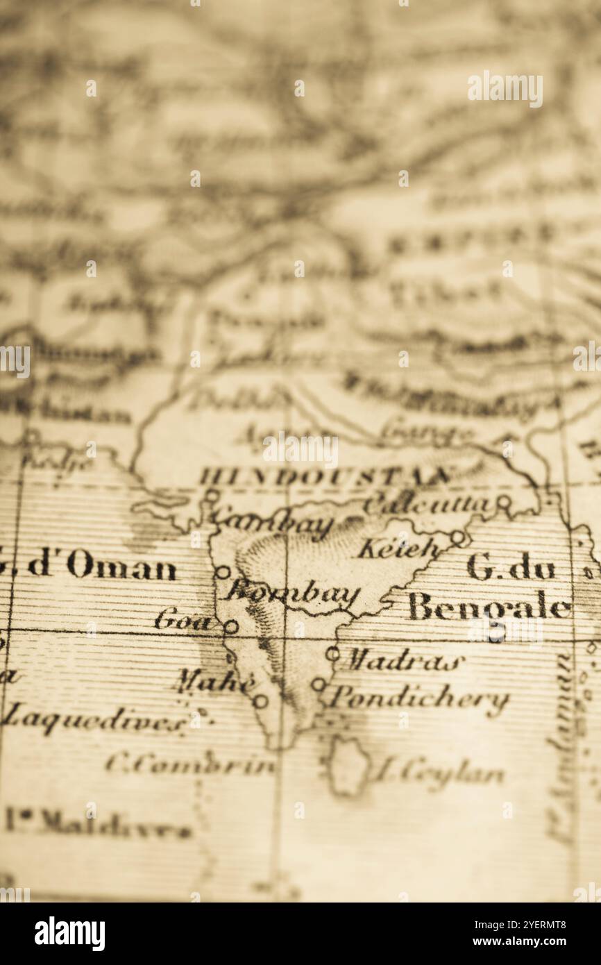 Indian ancient map hi-res stock photography and images - Alamy