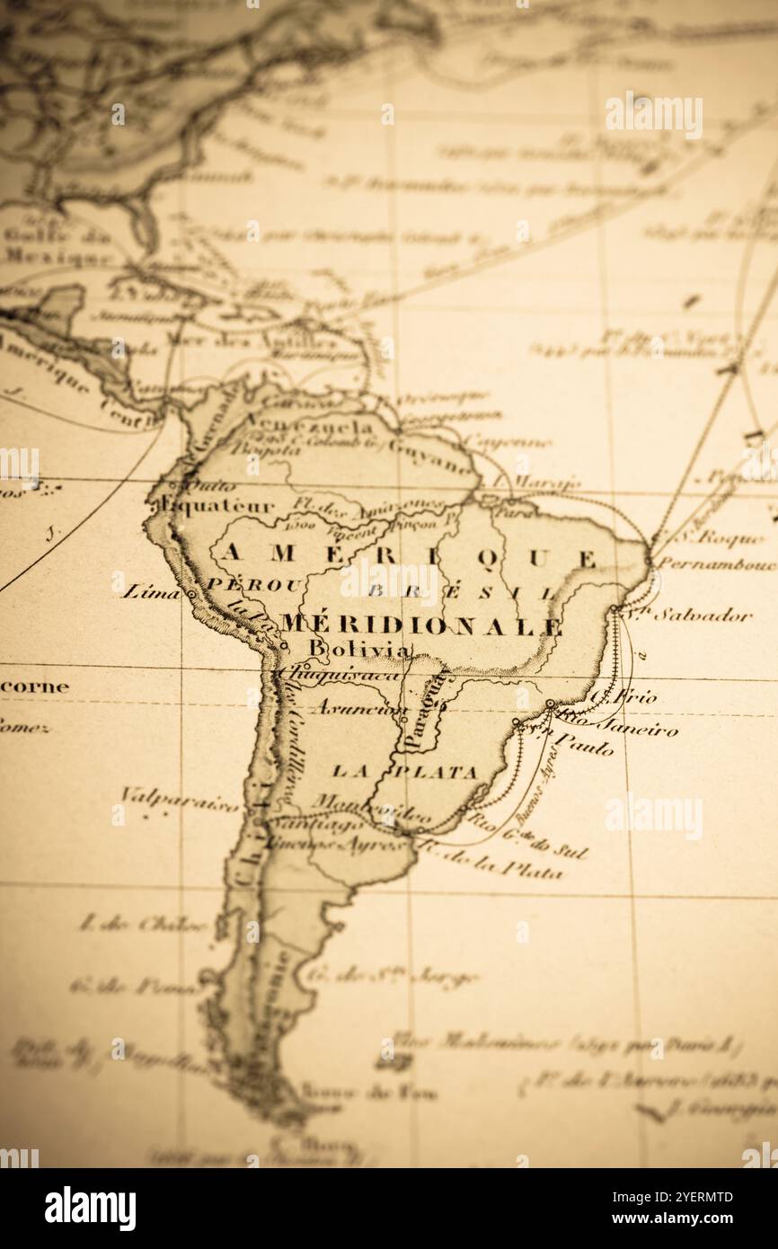 Peru ancient map hi-res stock photography and images - Alamy