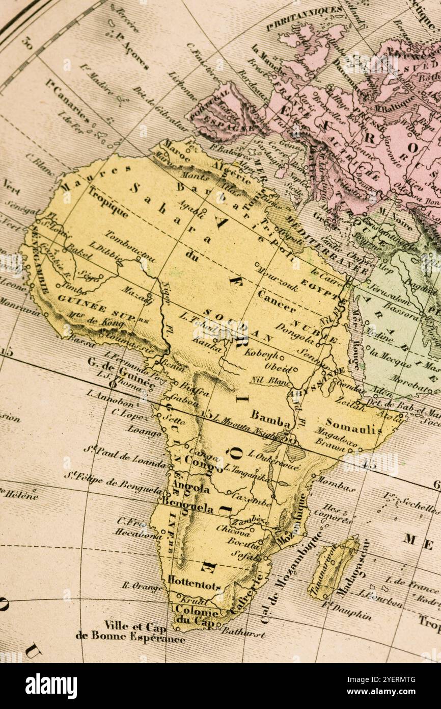 Old middle east maps hi-res stock photography and images - Alamy