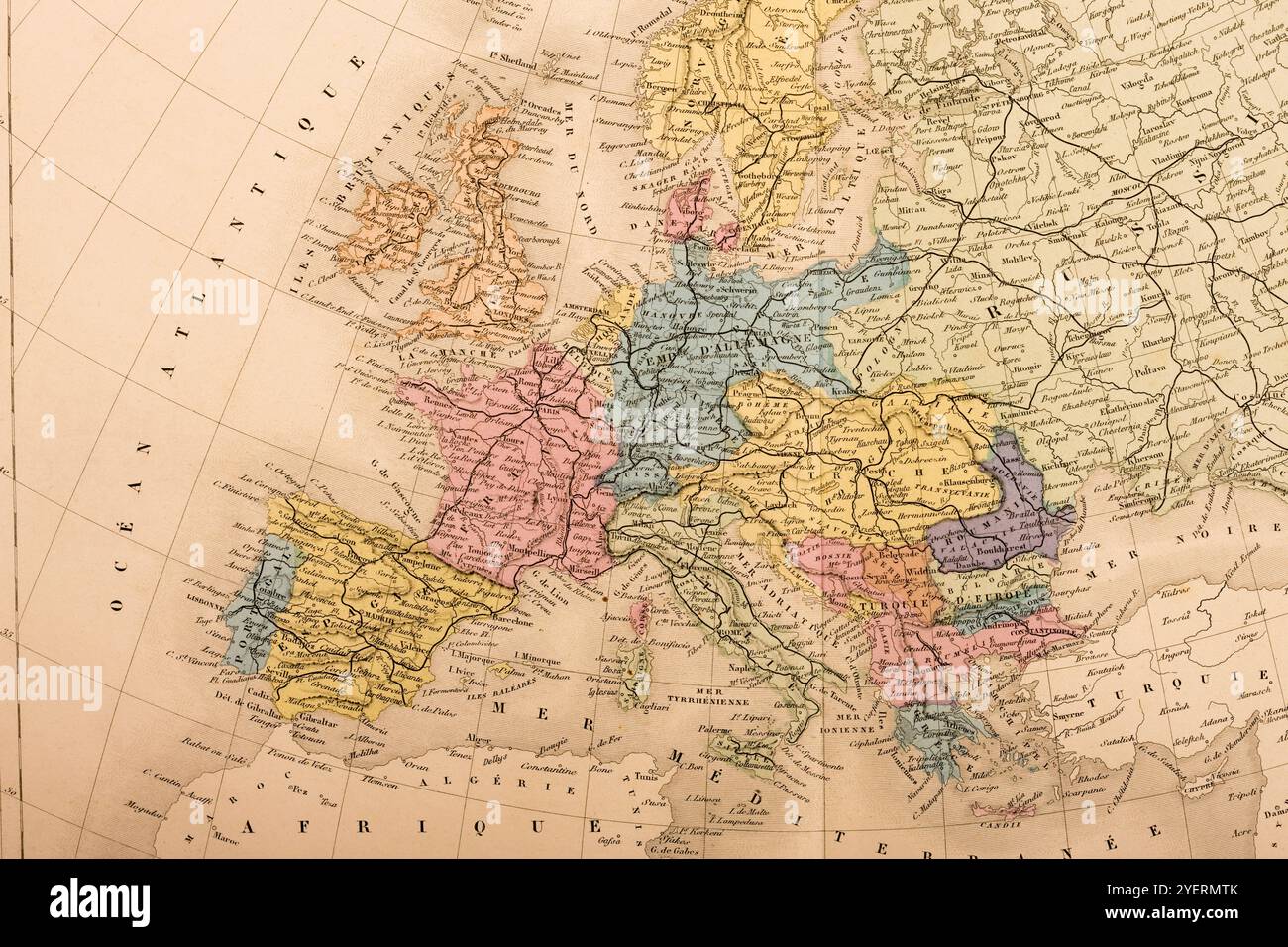 Ancient european map hi-res stock photography and images - Alamy