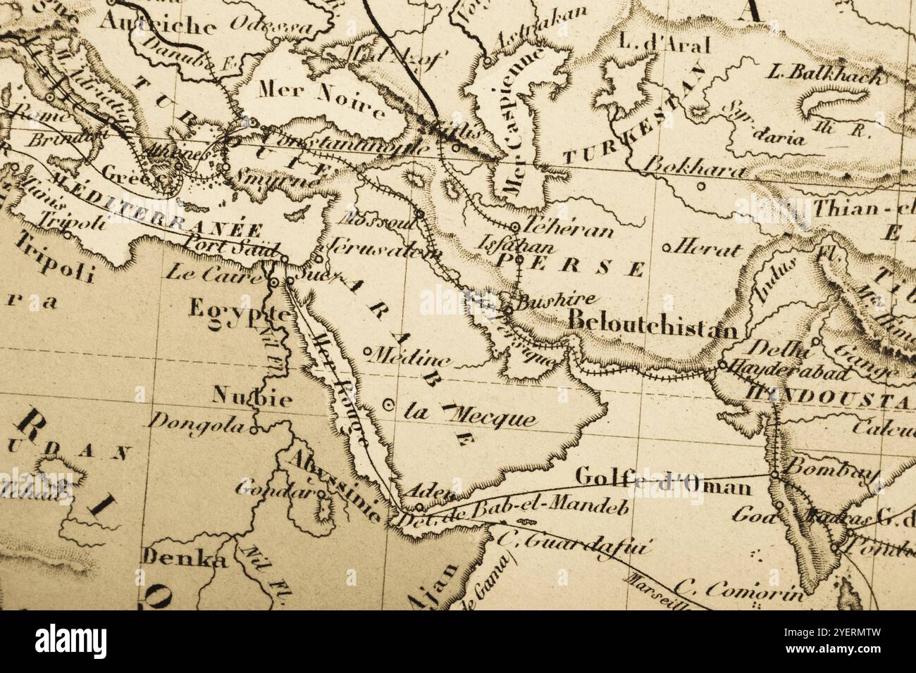 Arabian gulf map hi-res stock photography and images - Alamy