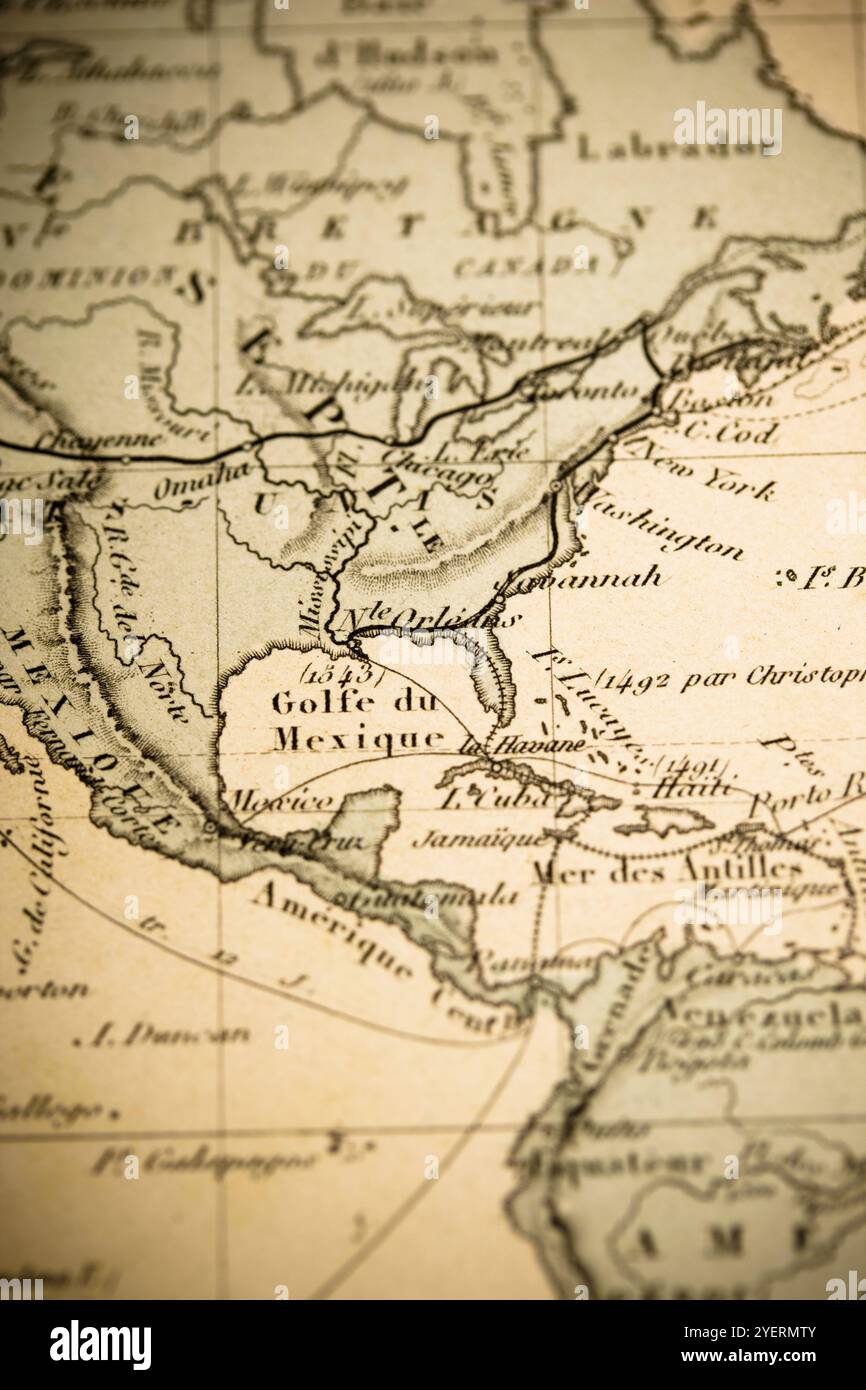 Map of méxico ancient hi-res stock photography and images - Alamy