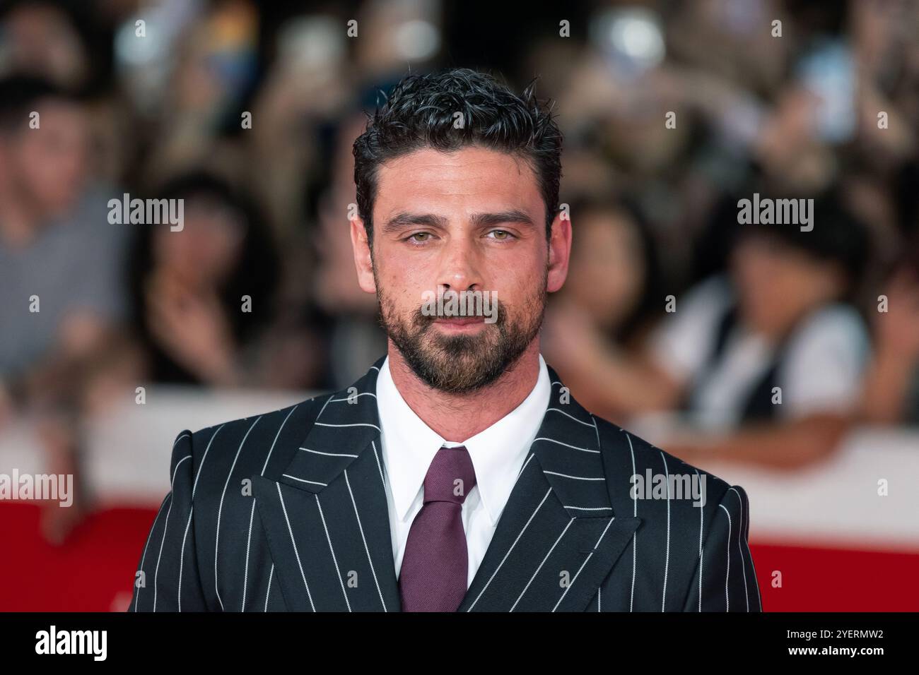 Rome, Italy - October 26: Italian actor Michele Morrone attends the red ...
