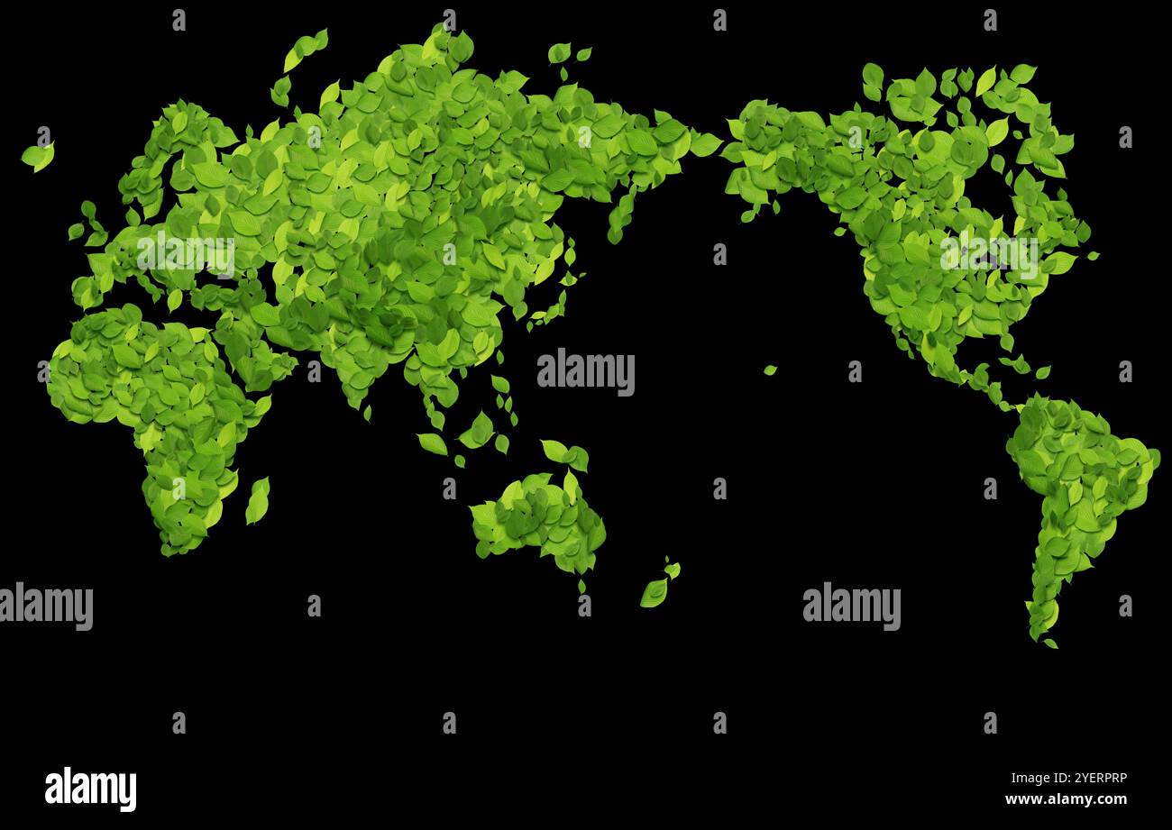 Map of a leaf hi-res stock photography and images - Alamy
